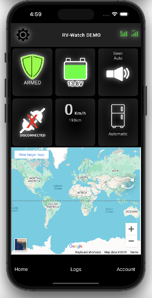 RV safe details 1 Product details RV-safe Alarm V7 $499.00 405